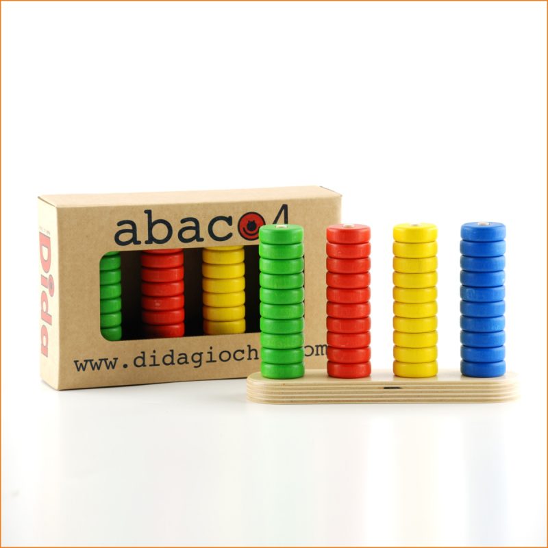 Seriazione Solidi, gioco Montessori a incastri facili per bambini - Dida
